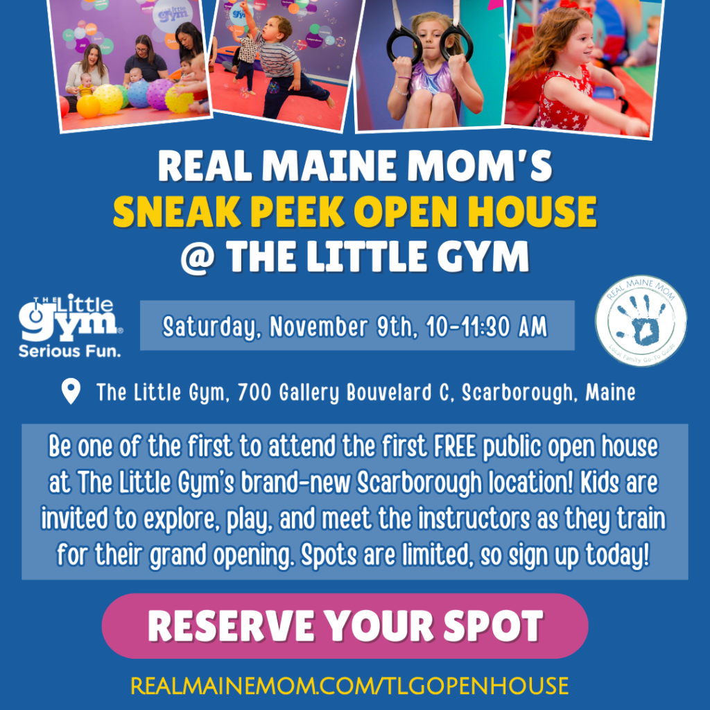 Attend Real Maine Mom’s The Little Gym Pre-Open House